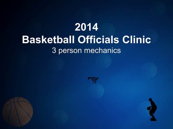 FIBA 2 Person Mechanics Presentation | PDF | Track and Field | Sports