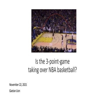 Basketball the 3 pt game | PPT