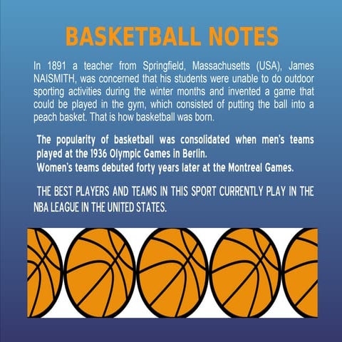 Basketball notes | ODP
