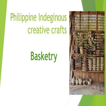 TLE 10-HANDICRAFT (MACRAME AND BASKETRY) | PPTX