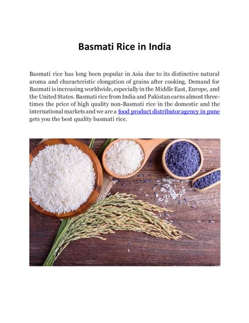 Case Study on Basamati Rice Patent Battle | PPTX | Agriculture | Industries