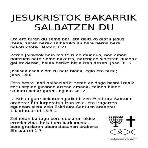 Basque Gospel Tract - ONLY JESUS CHRIST SAVES.pdf