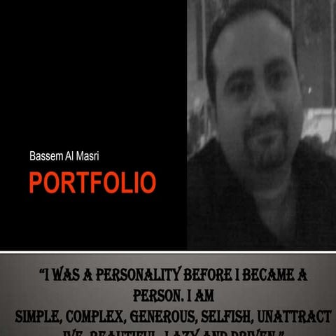 Bassem Al Masri Portfolio | PPTX