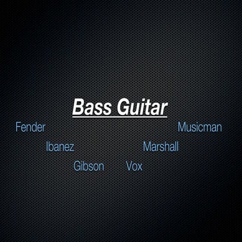 Bass guitar | KEY