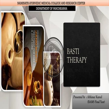 BASTI THERAPY || PPT | PPTX