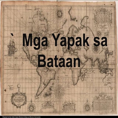 Mga Yapak sa Bataan | PPT