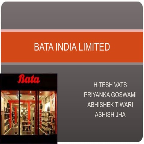 Bata india limited | PPTX