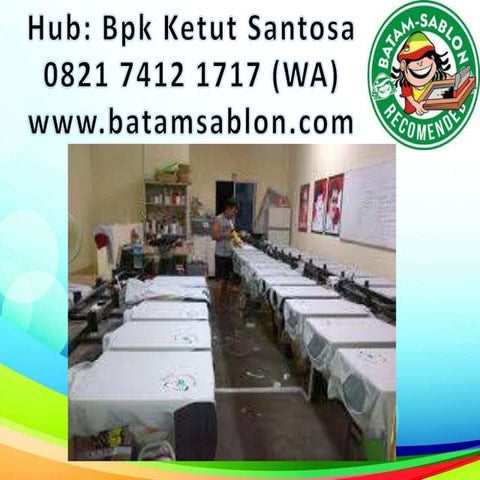 Batam sablon, Tempat Sablon Kaos Di Batam | PPTX