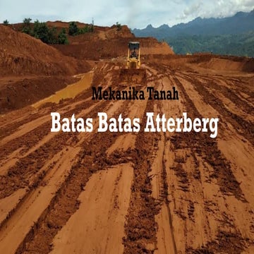 Batas-Batas Atterberg pada Mekanika Tanah | PDF