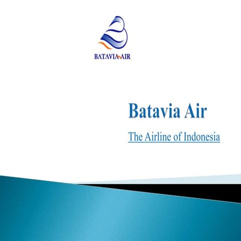 Batavia Air Presentation | PPTX