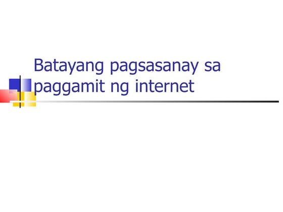 Web browser tagalog | DOCX