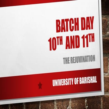 Batch-Day-3 presentation of Barishal University | PPTX