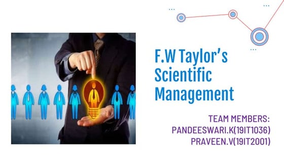 Scientific management Theory By FW Taylor | PPTX | Business | Business ...