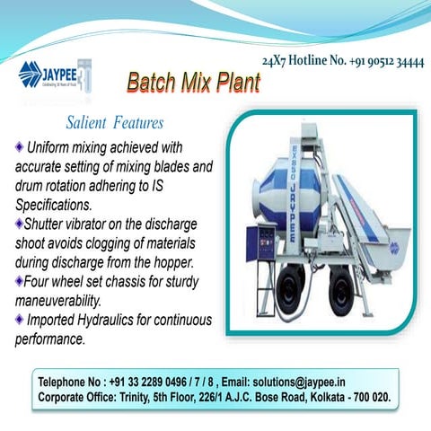 Batch mix plant | PPT