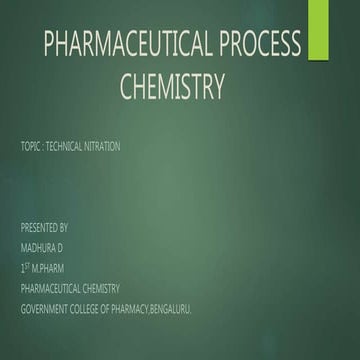 Batch nitration | PPTX