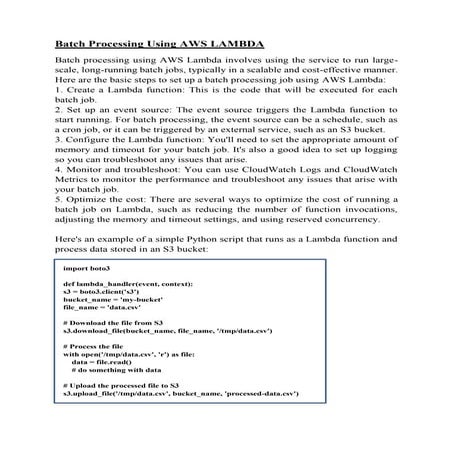 Batch processing using AWS LAMBDA.pdf