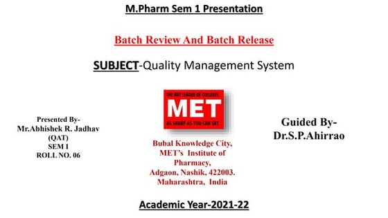 Audits in pharma industries | PPT