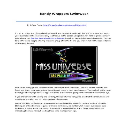 Bathing suits miss universe pageant