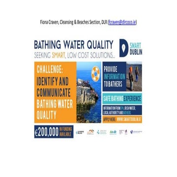 Bathing Water Quality SBIR - DLR | PPT
