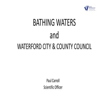 Bathing Water Quality SBIR - DLR | PPTX