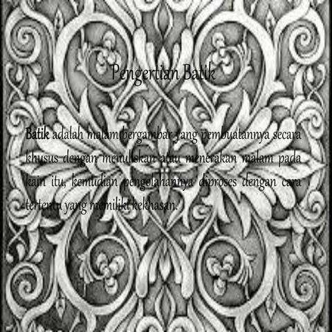 Batik | PPTX