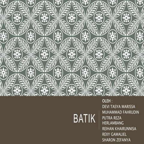 Batik | PPTX