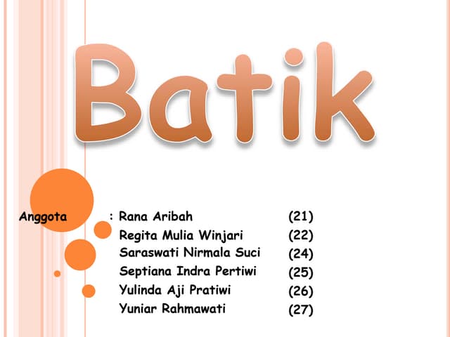 power point batik | PPTX