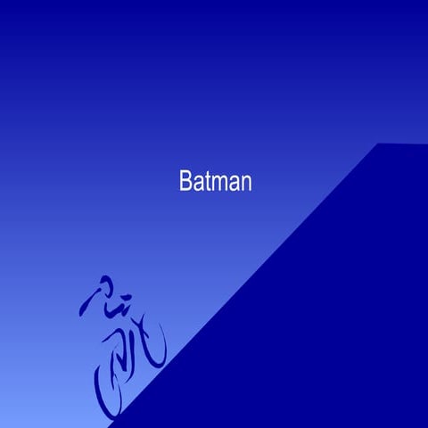Batman- Triple weave construction | PPT