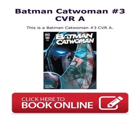 Télécharger le livre [PDF] Batman Catwoman #3 CVR A | PDF
