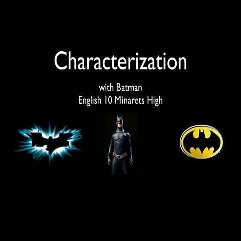 Batman characterization | KEY