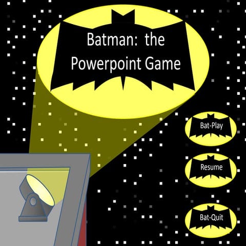 Batman ppt game 60s | PPTX