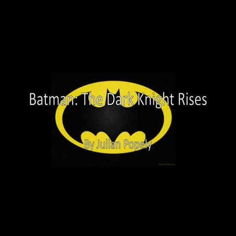 Batman process | PPTX