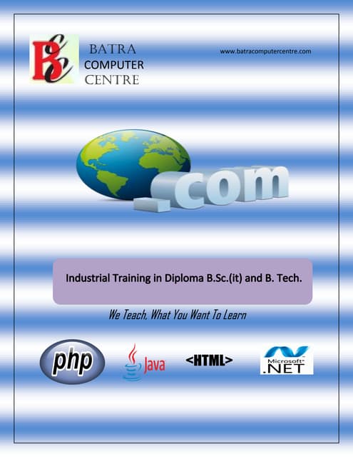 BATRA COMPUTER CENTRE | PDF