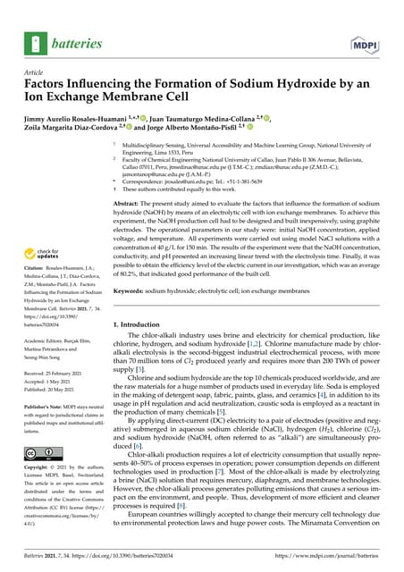 Chlor Alkali Industrial Process | PPTX