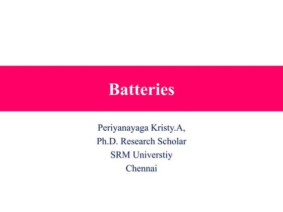 Lithium Ion Batteries, an Overview | PDF