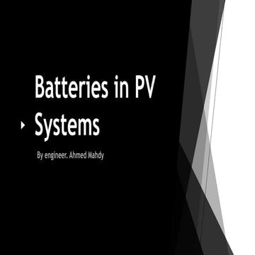 Characteristics of battery | PPTX
