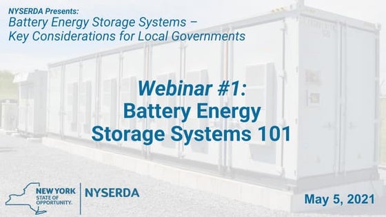 Battery Energy Storage Systems | PPT