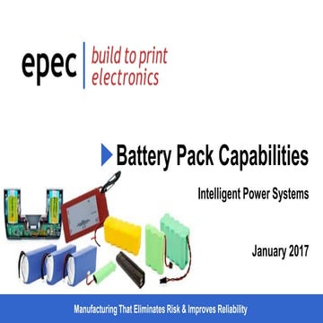 Battery Pack Capabilities | PPTX