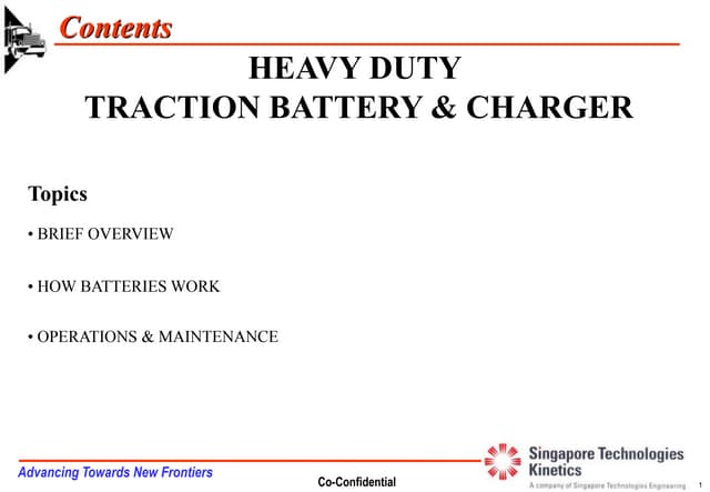 Traction Motive Power Batteries | PDF
