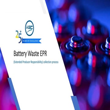 Battery Waste EPR Registration - ASC Group | PPTX