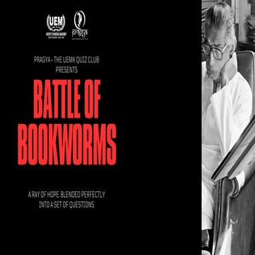 BATTLE OF BOOKWORMS 2024 prelims | PDF
