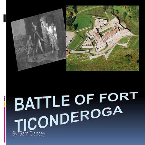 Battle of fort ticonderoga2 | PPT