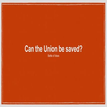 THE IRISH BORDER QUESTION: CAN THE UNION SURVIVE? | PPT