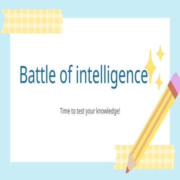 Battle of intlligence.pptx runssskaldrxs | PPTX