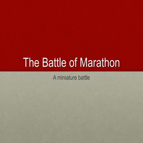 Battle of marathon | PPT
