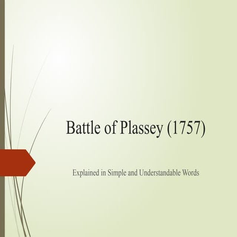 Battle_of_Plassey_Presentation by Miss J | PPTX