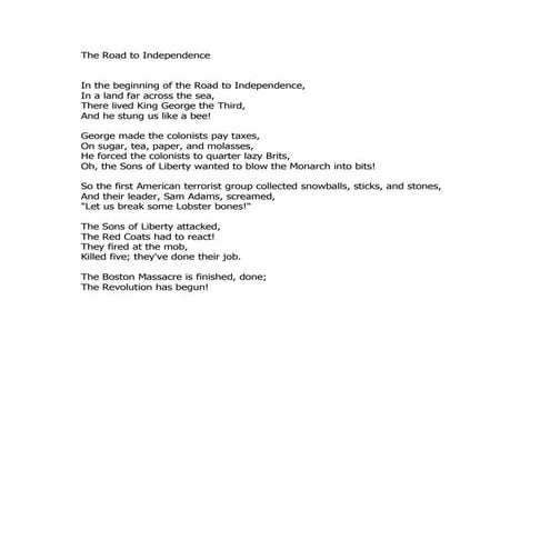 Battle of the Bands Student Sample | DOC