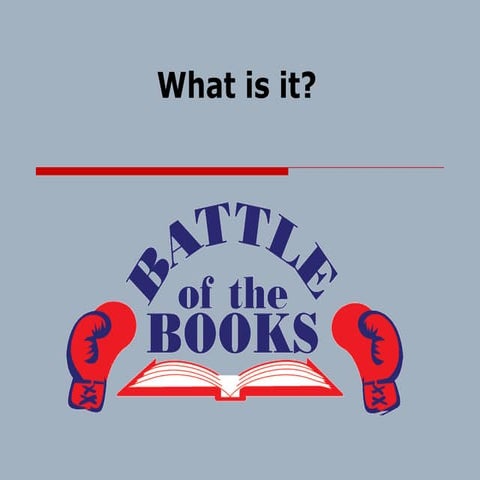 Battle Of The Books | PPT