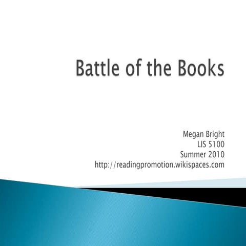 Battle of the Books | PPTX