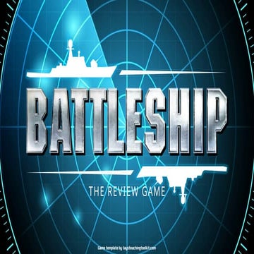 Battleship Review Game - 2 Teams Flyers review.pptx